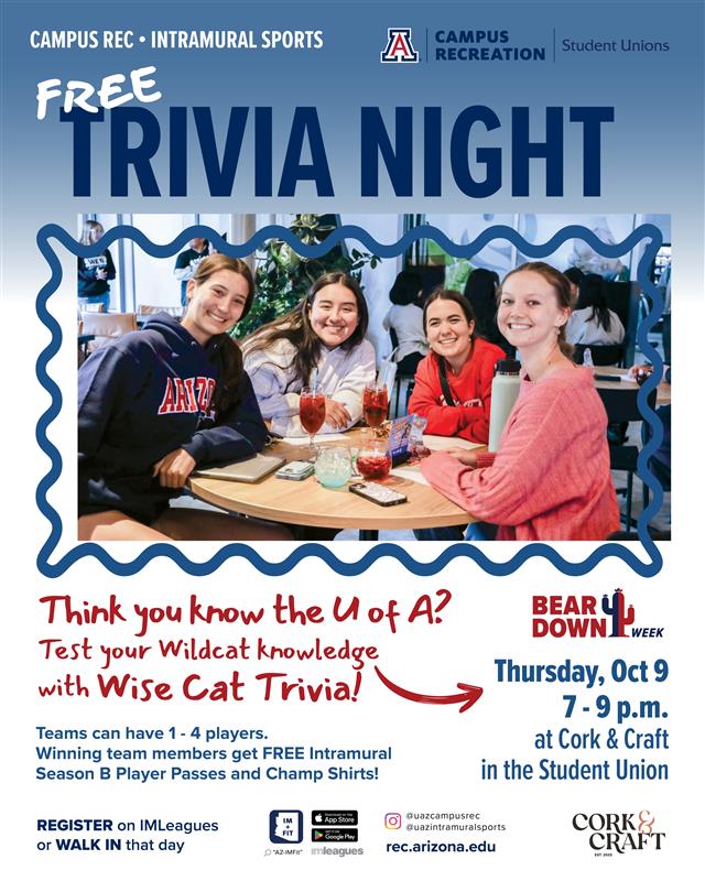Wise Cat Trivia Night | Campus Recreation